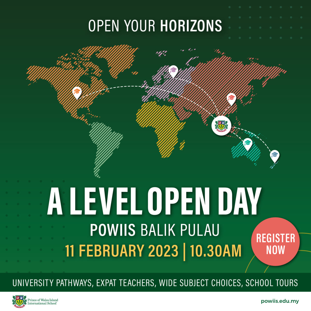 2月11日(土) POWIIS A-Levelオープンデーのお知らせ – BEYOND MALAYSIA